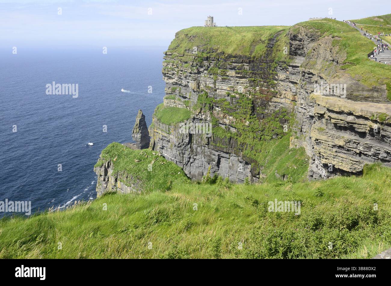 The famous landscape of Cliffs of Moher in Ireland Stock Photo - Alamy