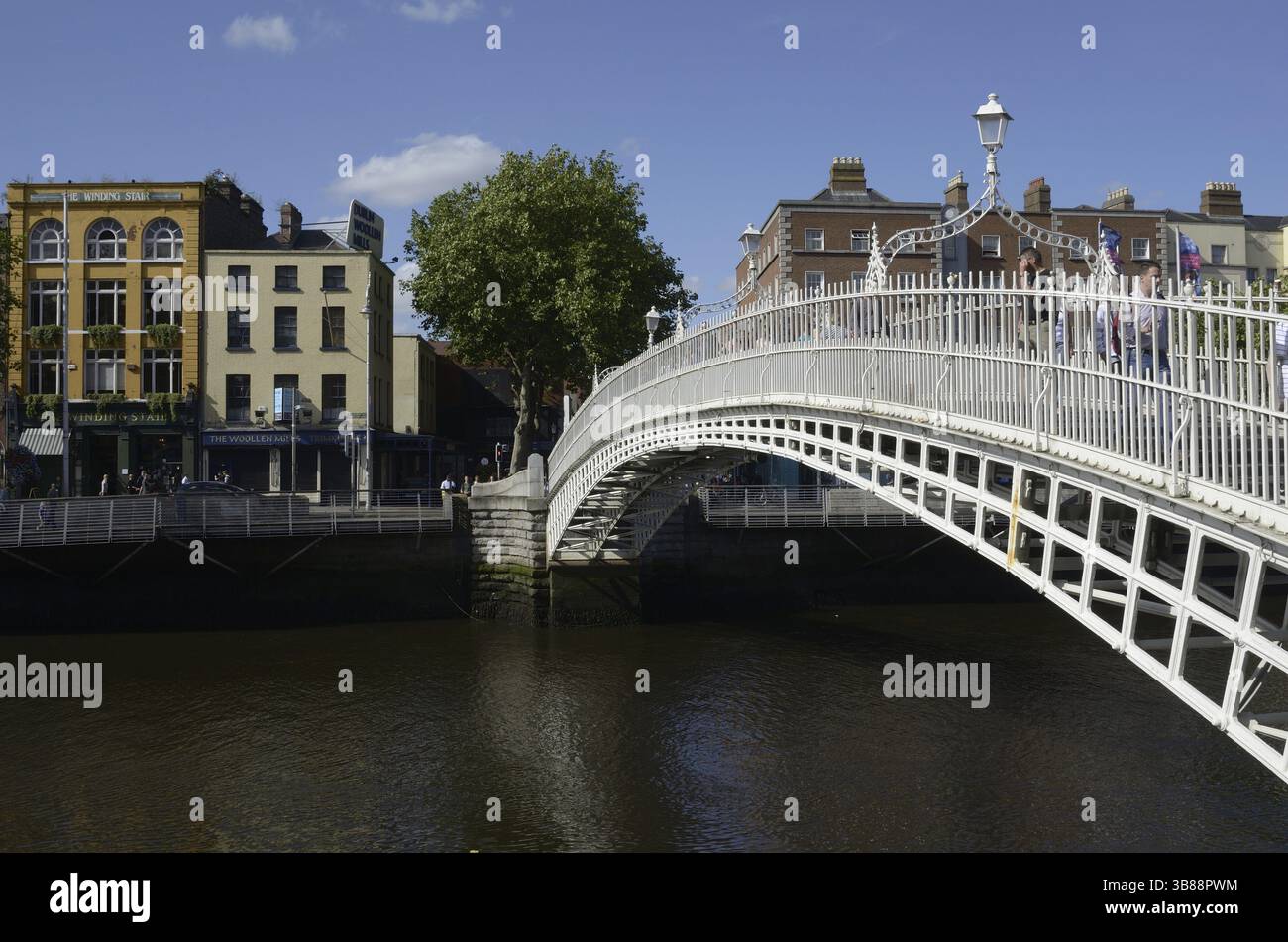A beautiful scene in Dublin, the beautiful capital of Iteland Stock ...