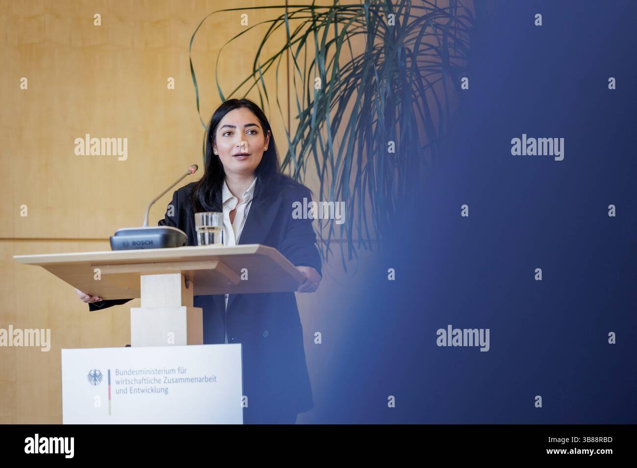 Reem Alabali-Radovan (SPD), Federal Minister for Economic Cooperation ...