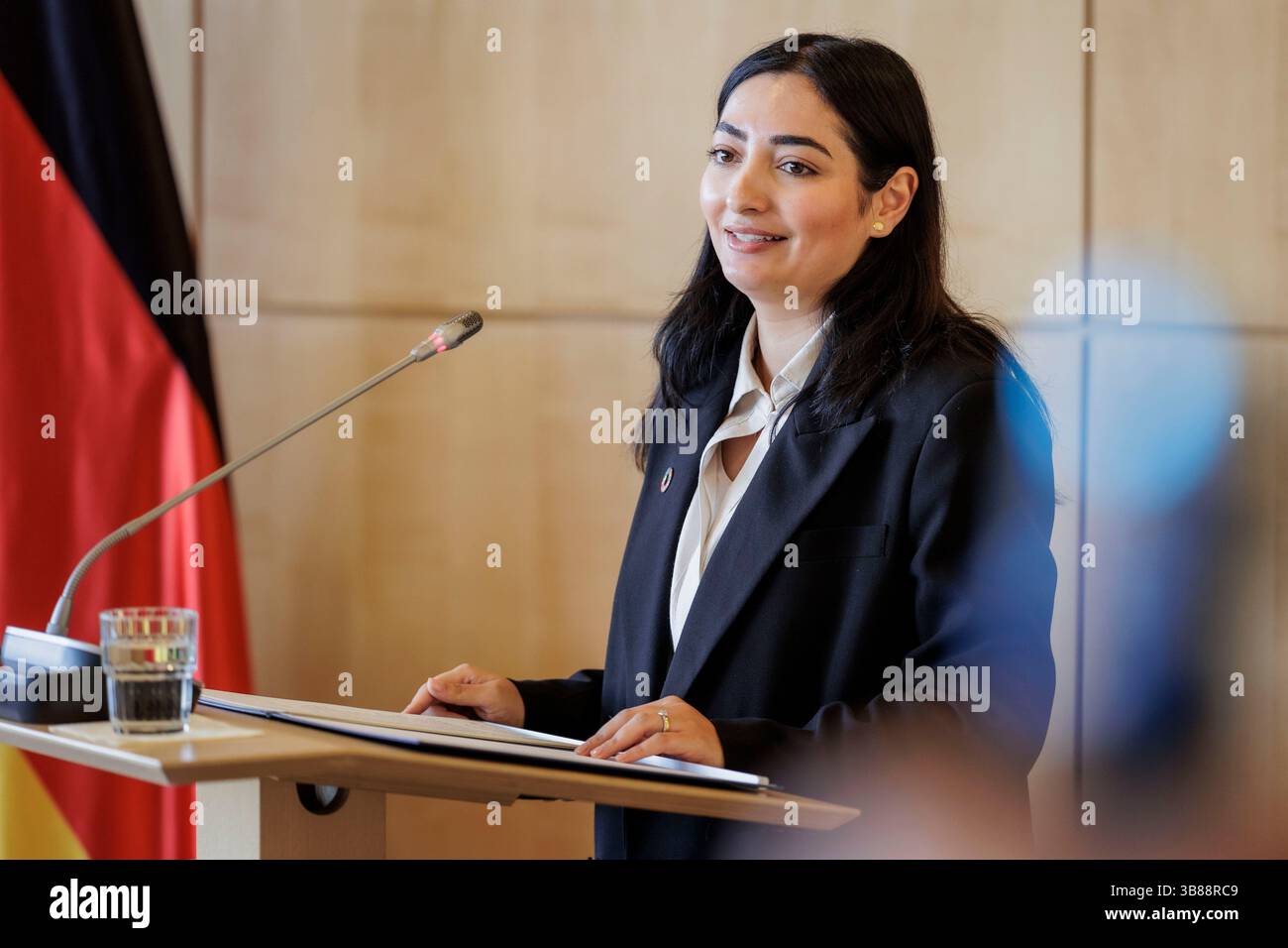 Reem Alabali-Radovan (SPD), Federal Minister for Economic Cooperation ...