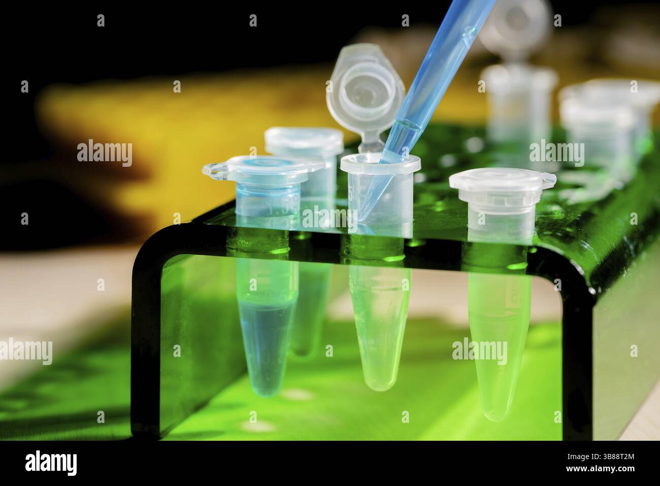 Scientist Pouring Liquid Into Test Tube Stock Photo - Alamy