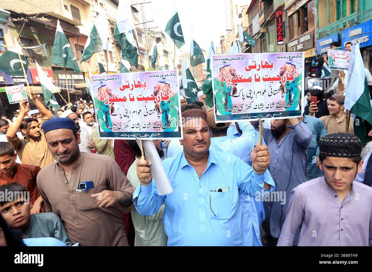 Traders are holding protest demonstration against the violation of ...