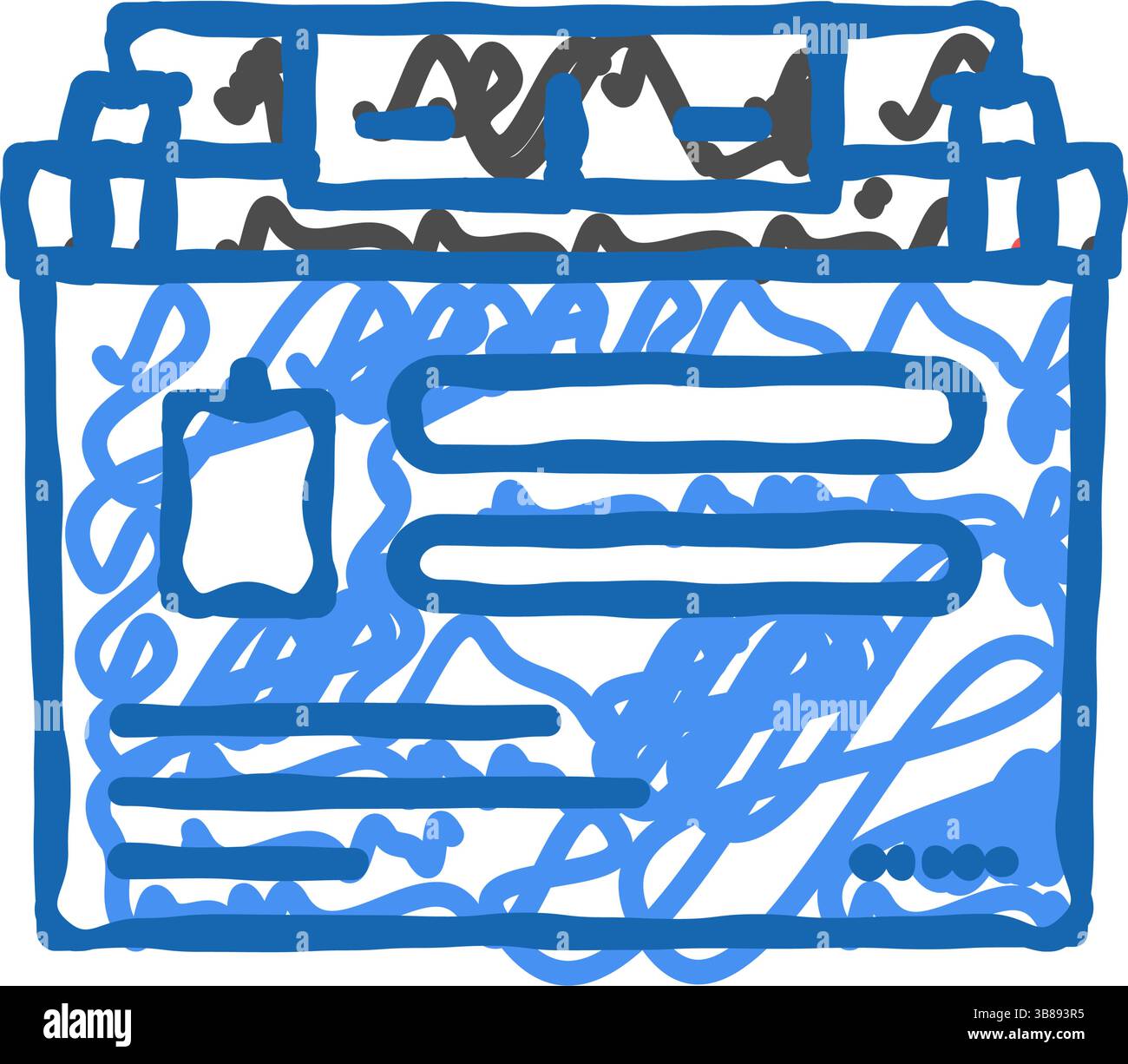 gel cell battery icon doodle illustration Stock Vector Image & Art - Alamy