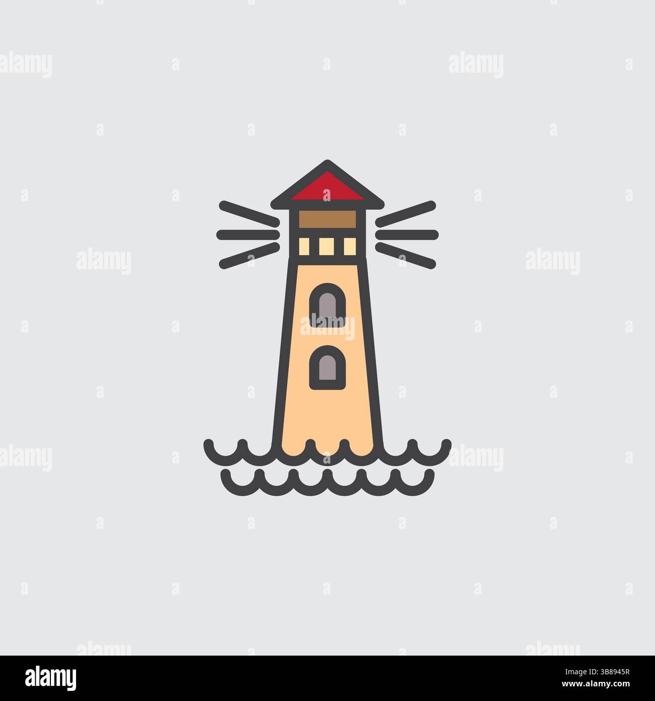 Coastal headland Stock Vector Images - Alamy