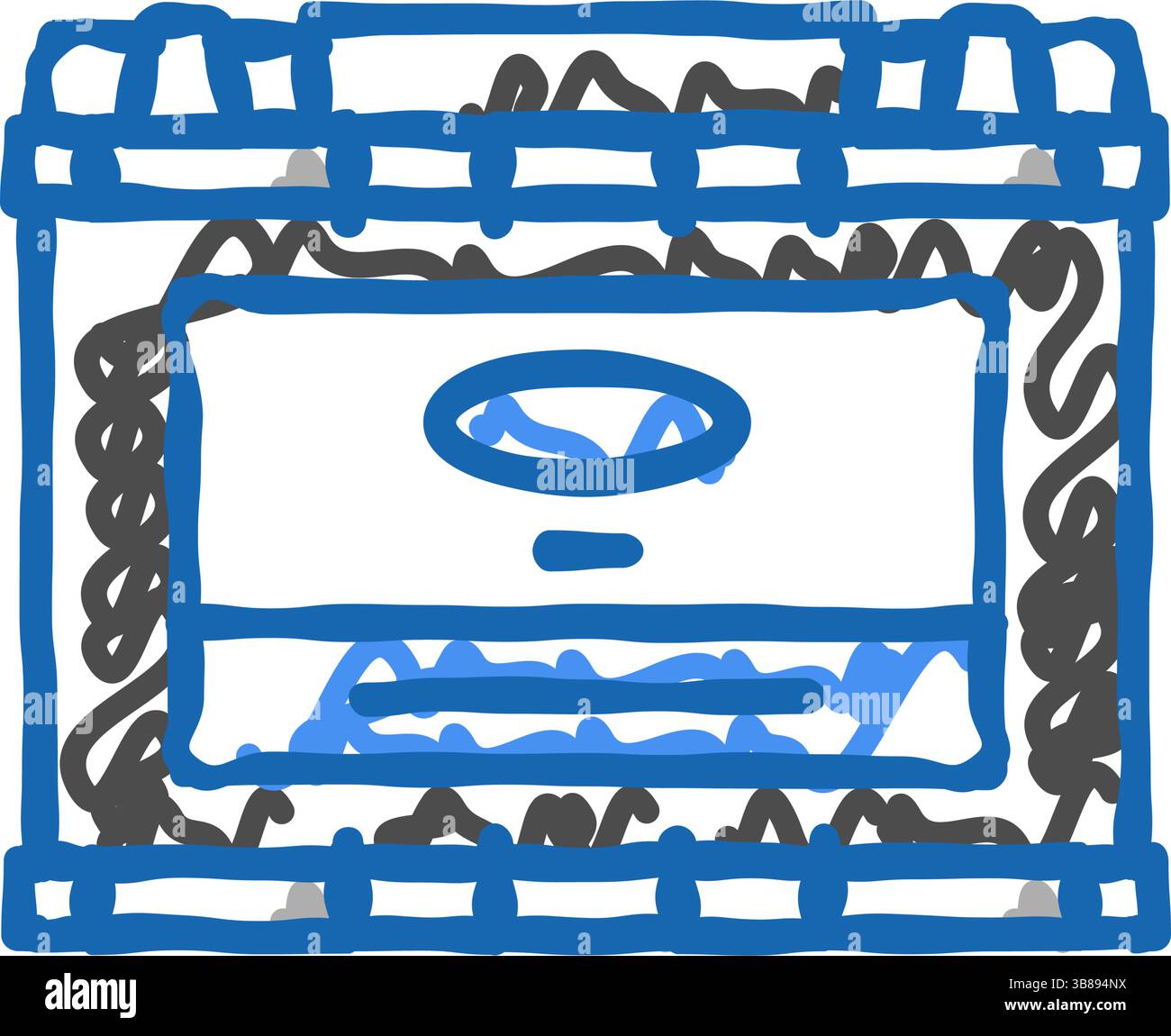 silver calcium battery icon doodle illustration Stock Vector Image ...