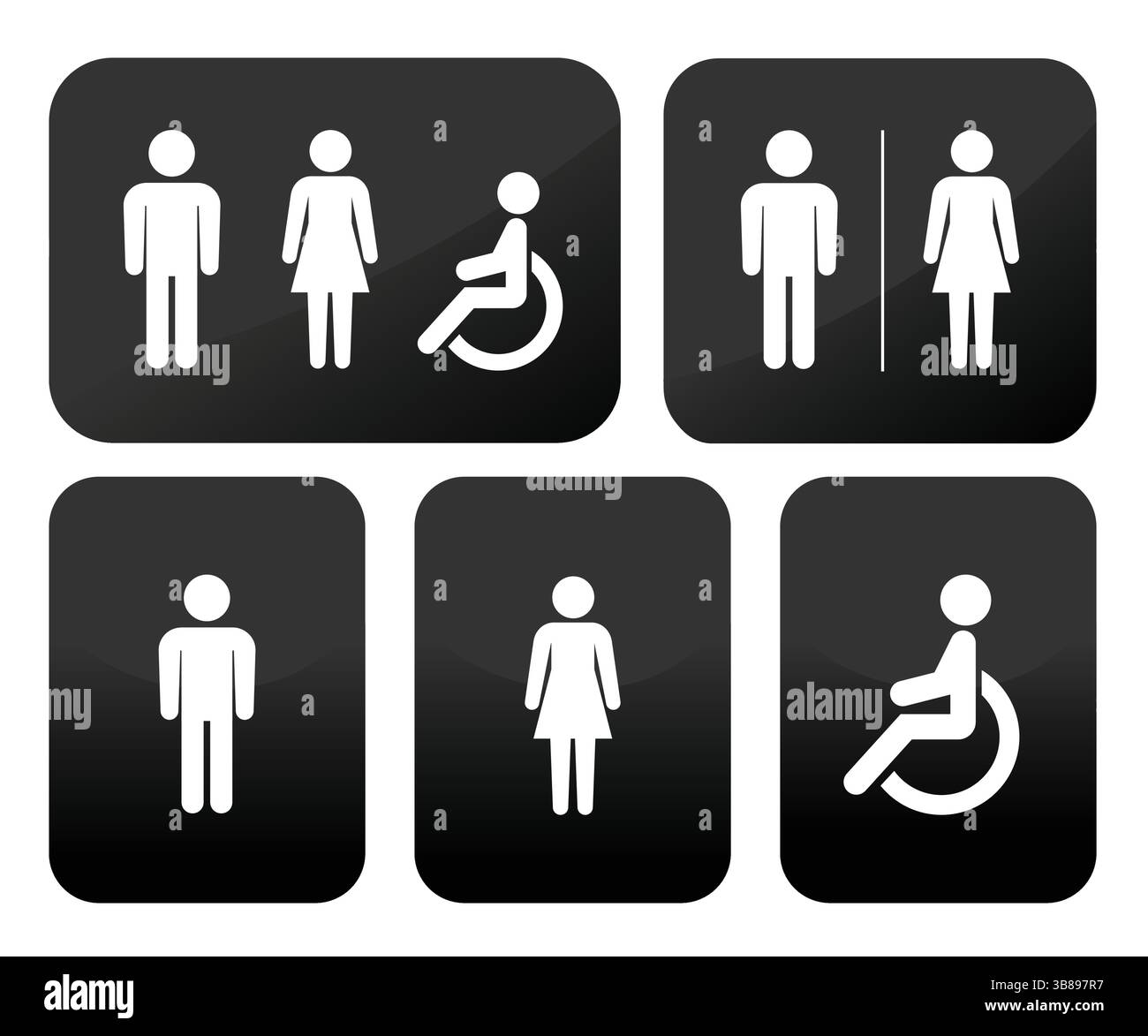 Gender Representation Symbols and Accessibility Icons Enhancing ...