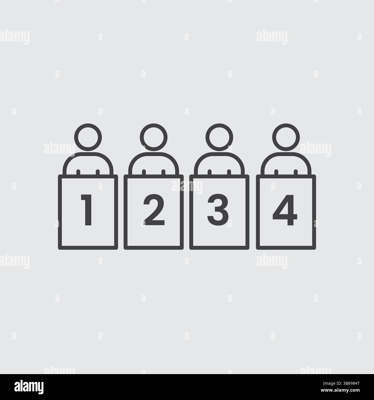 Candidate ranking Stock Vector Images - Alamy