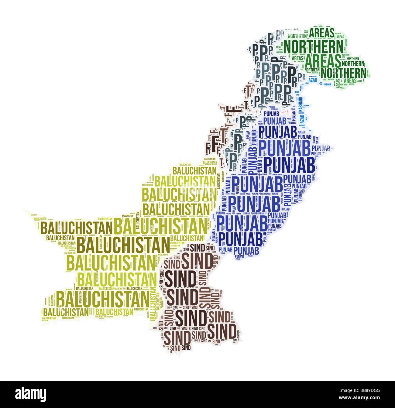 Pakistan punjab map Stock Vector Images - Alamy