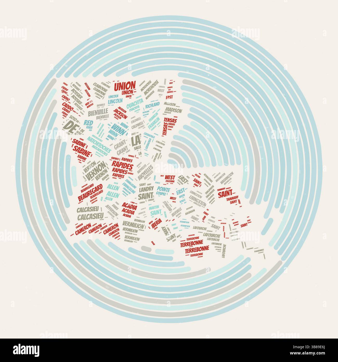 Vintage new orleans map Stock Vector Images - Alamy