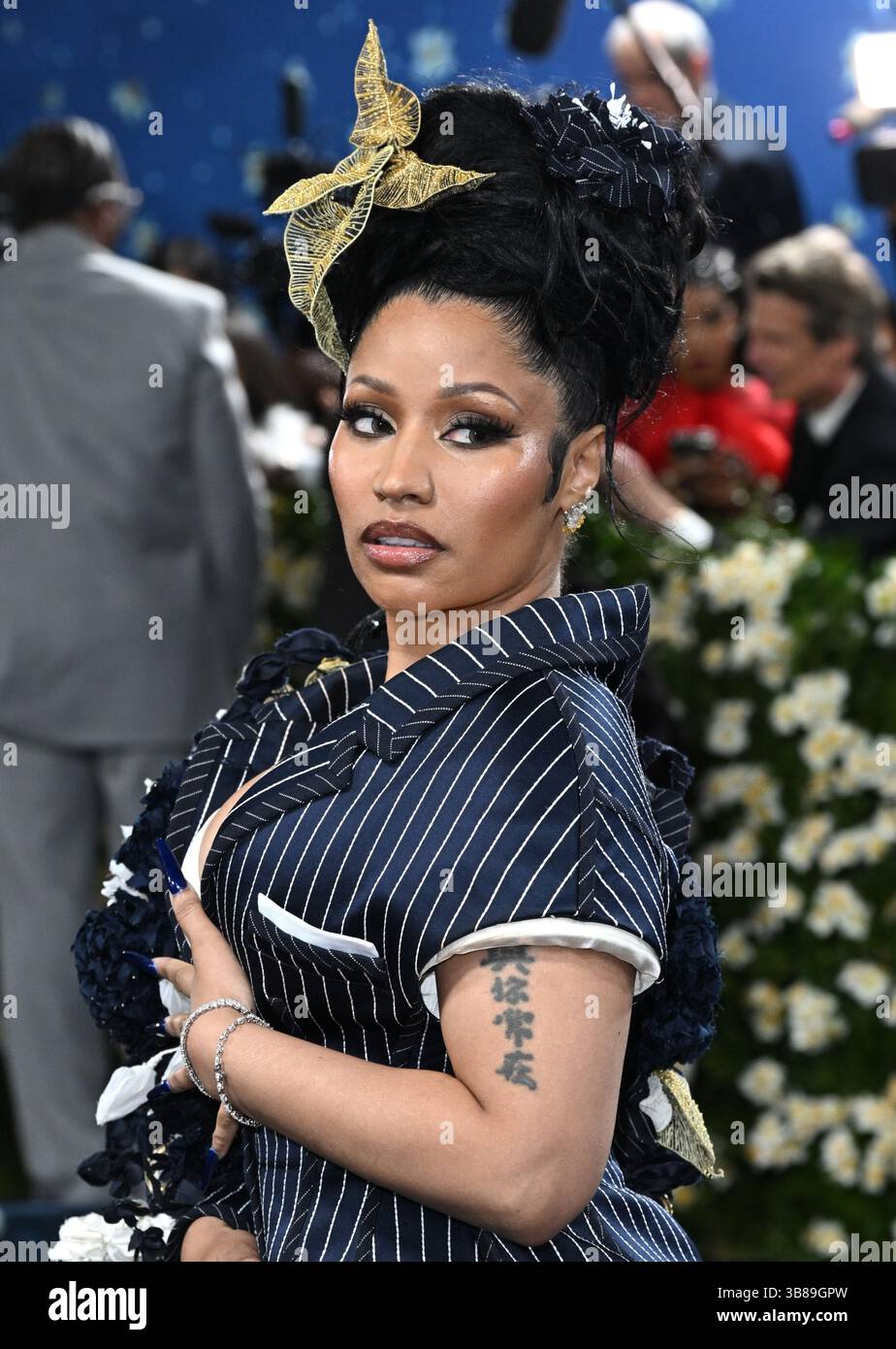 New York, USA. May 5th, 2025. Nicki Minaj at the 2025 Costume Institute ...