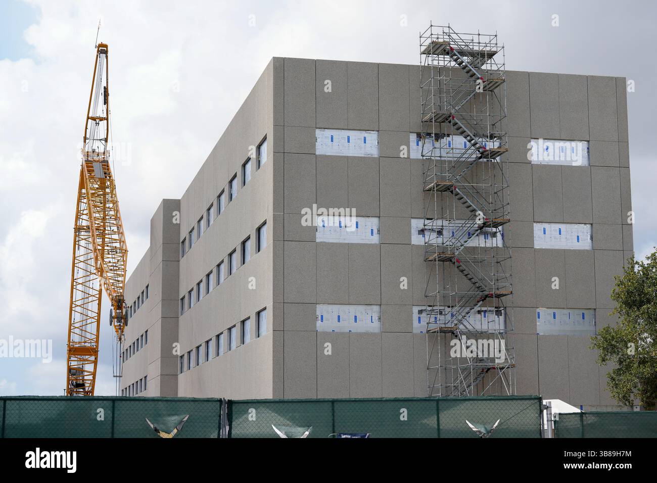Miami, Florida, USA. 5th May, 2025. Construction work on a building at ...
