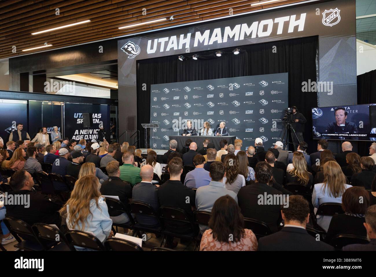 Chairman of Smith Entertainment Group Ryan Smith and co-founder Ashley ...