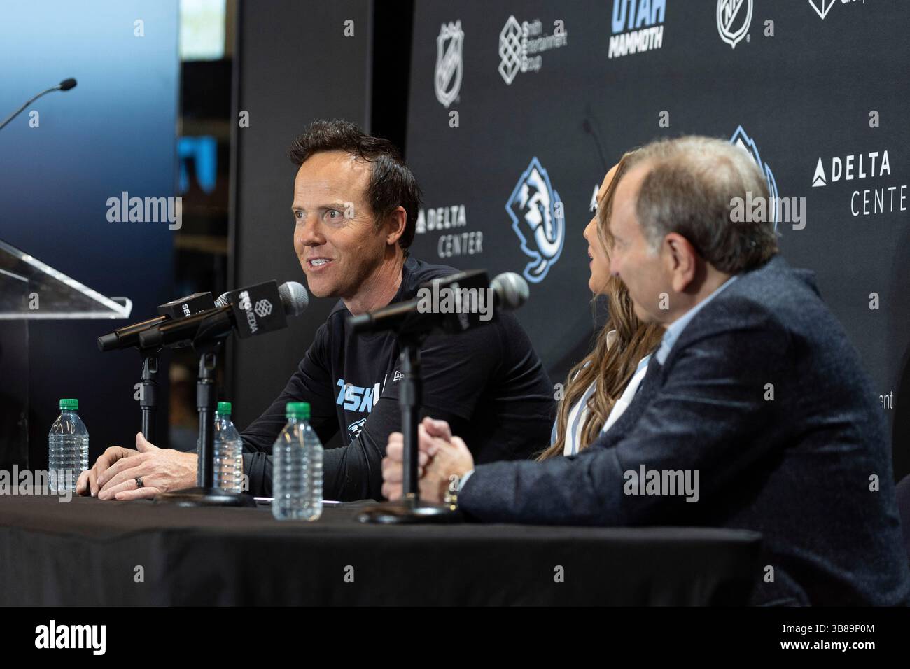 Chairman of Smith Entertainment Group Ryan Smith, Co-Founder Ashley ...