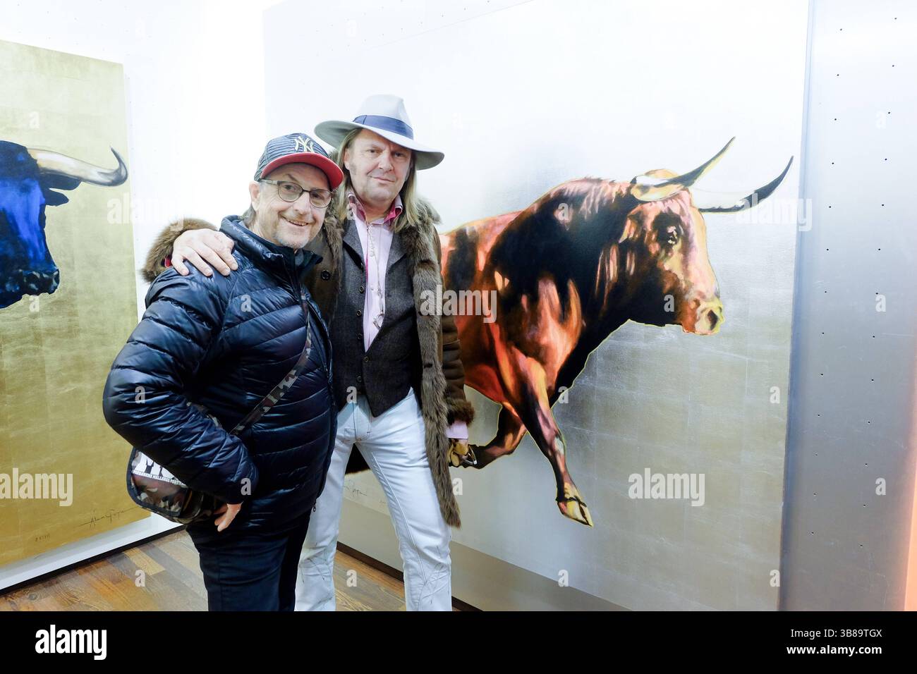 Düsseldorf 15.01.2017 Galerie Mensing Ausstellung Künstler Adam Pete ...