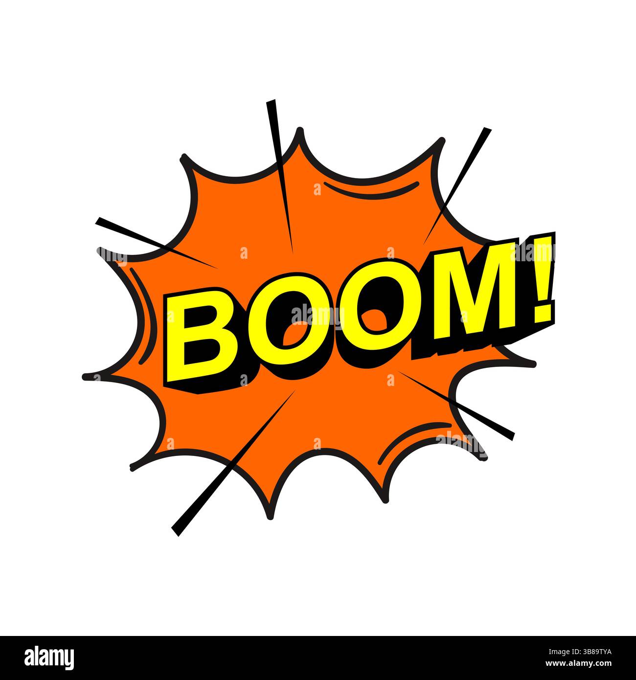 Doodle comic boom effect hi-res stock photography and images - Alamy
