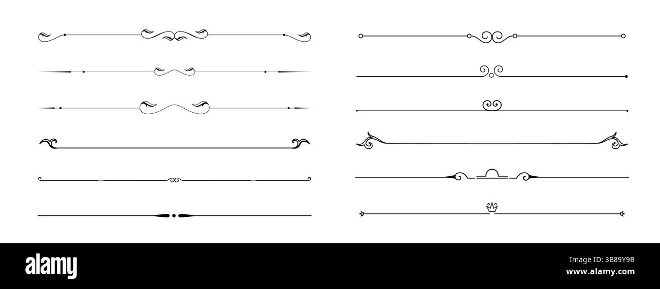 Minimalistic dividers collection Stock Vector Image & Art - Alamy