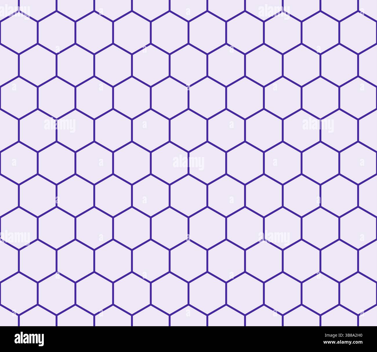 Hexagon Pattern. Purple color on matching background. Simple hexagon pattern with bold cells ...
