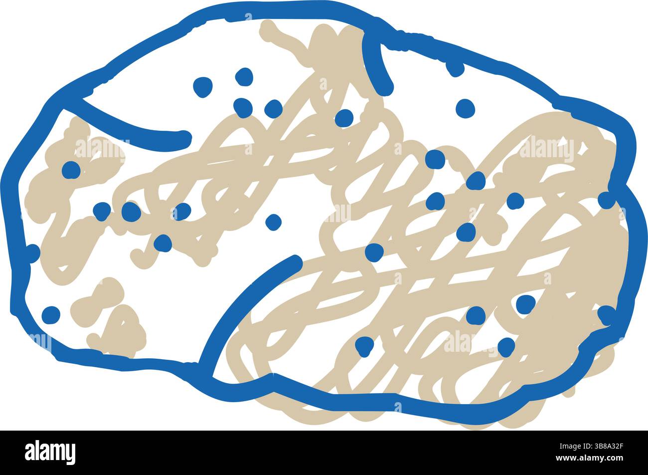 limestone stone rock icon doodle illustration Stock Vector Image & Art ...