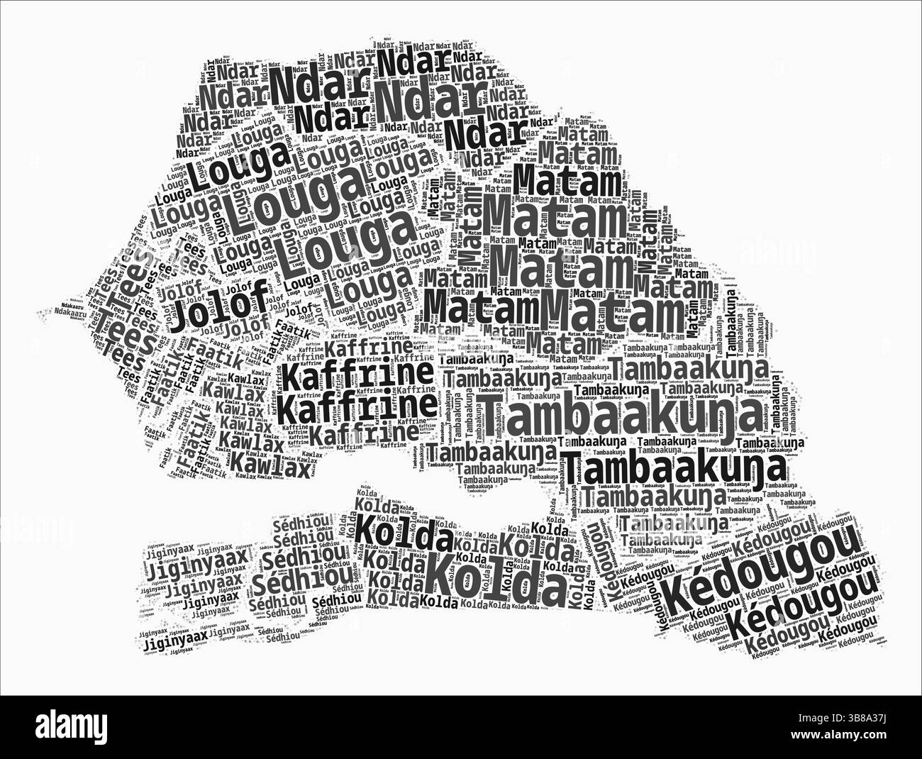 Sahel africa map french Stock Vector Images - Alamy