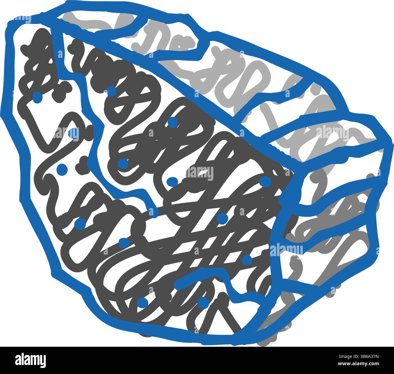 Natural stone texture basalt Stock Vector Images - Alamy