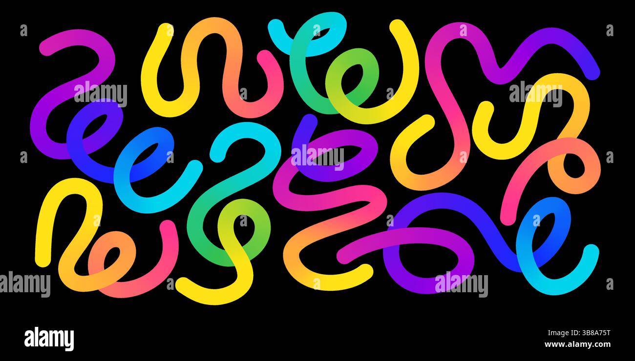 Undulating ribbon Stock Vector Images - Alamy