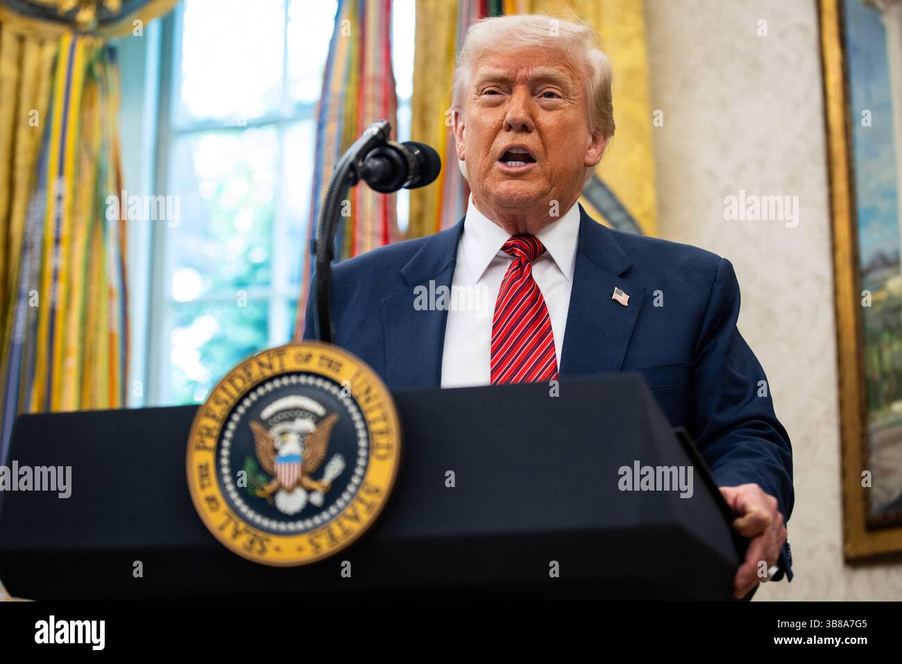 Washington, United States. 07th May, 2025. U.S. President Donald Trump ...