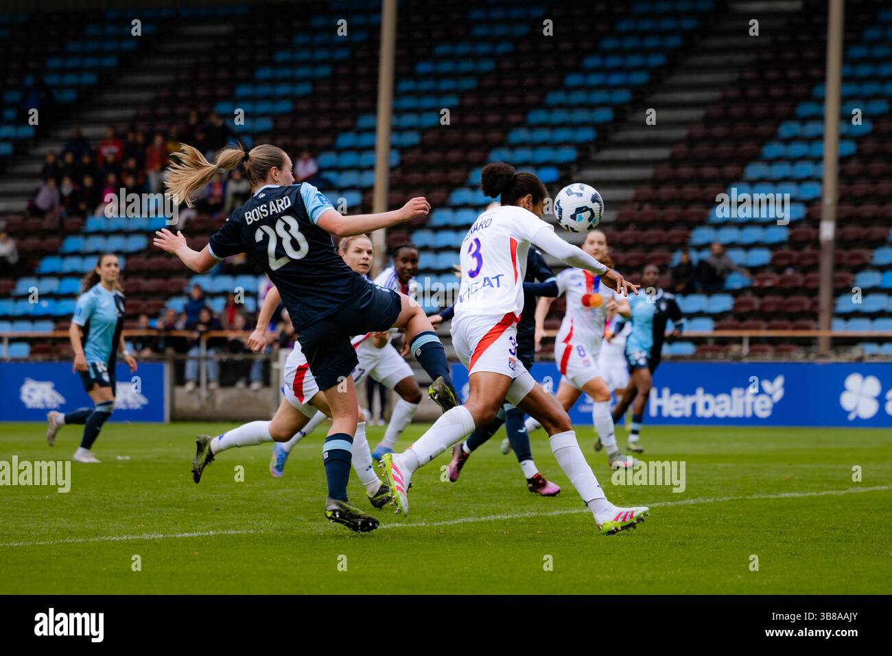 Bourgoin Jallieu, France. 07th May, 2025. Wendie Renard (3 Olympique ...