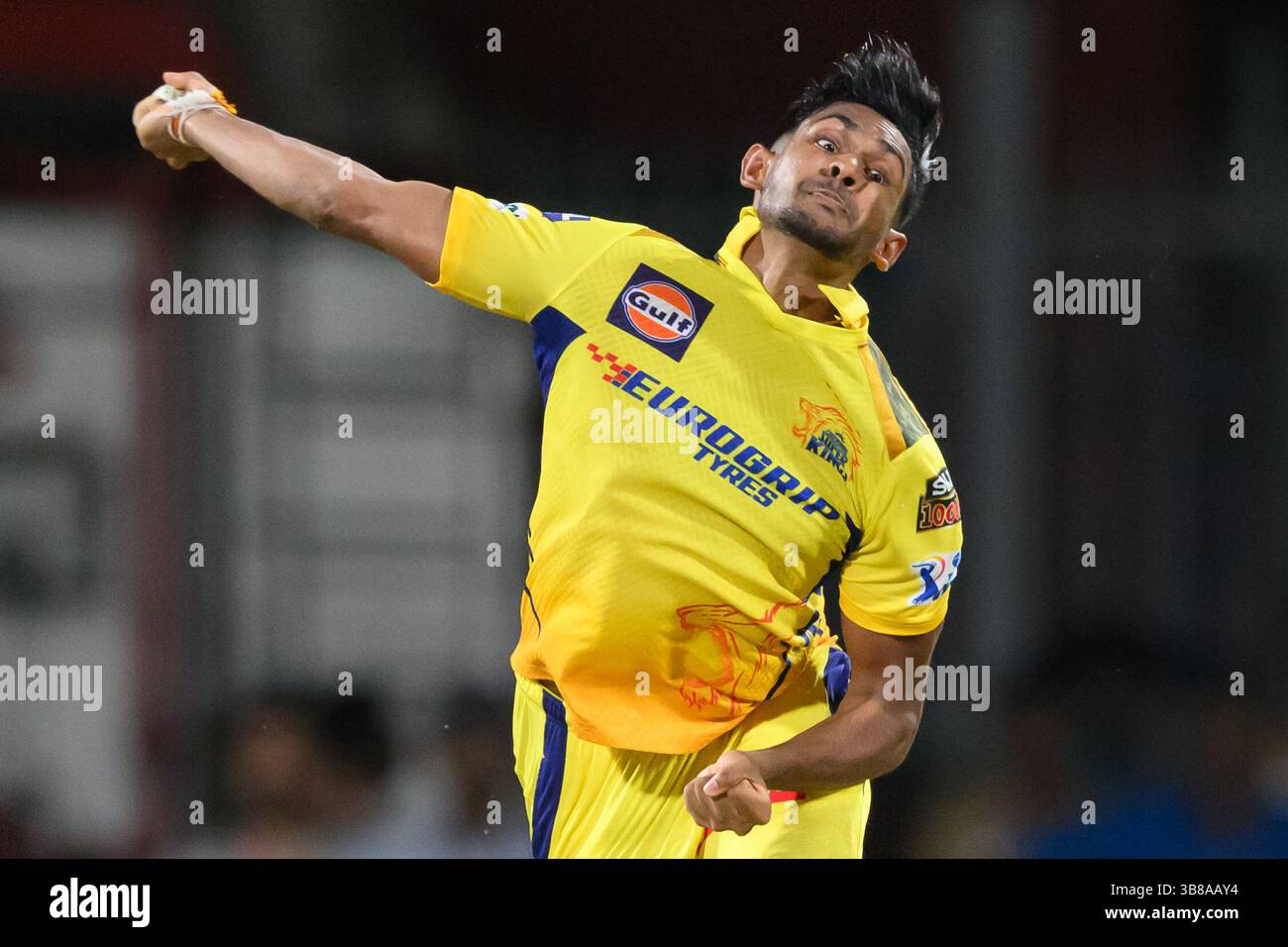 Matheesha pathirana in action hi-res stock photography and images - Alamy