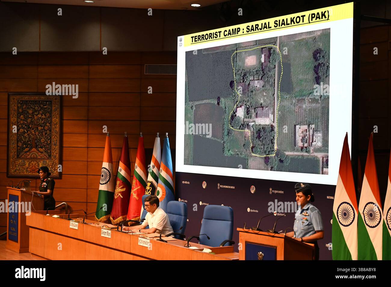 NEW DELHI, INDIA - MAY 7: Foreign Secretary Vikram Misri with Colonel ...