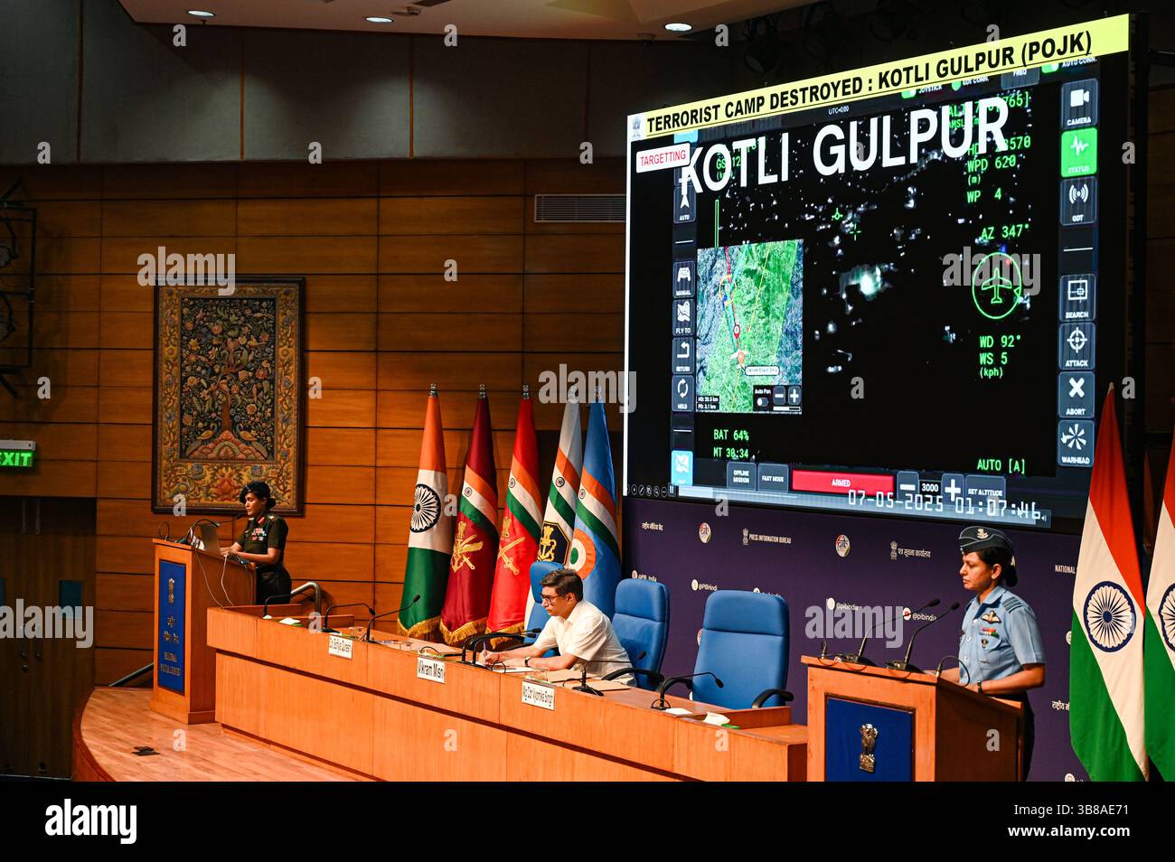 NEW DELHI, INDIA - MAY 7: Foreign Secretary Vikram Misri with Colonel ...