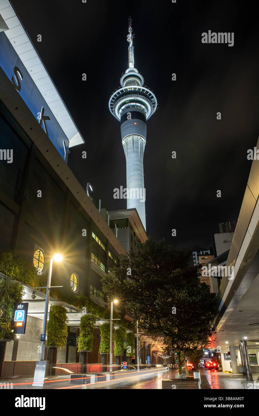 Auckland Sky Tower, New Zealand Stock Photo - Alamy
