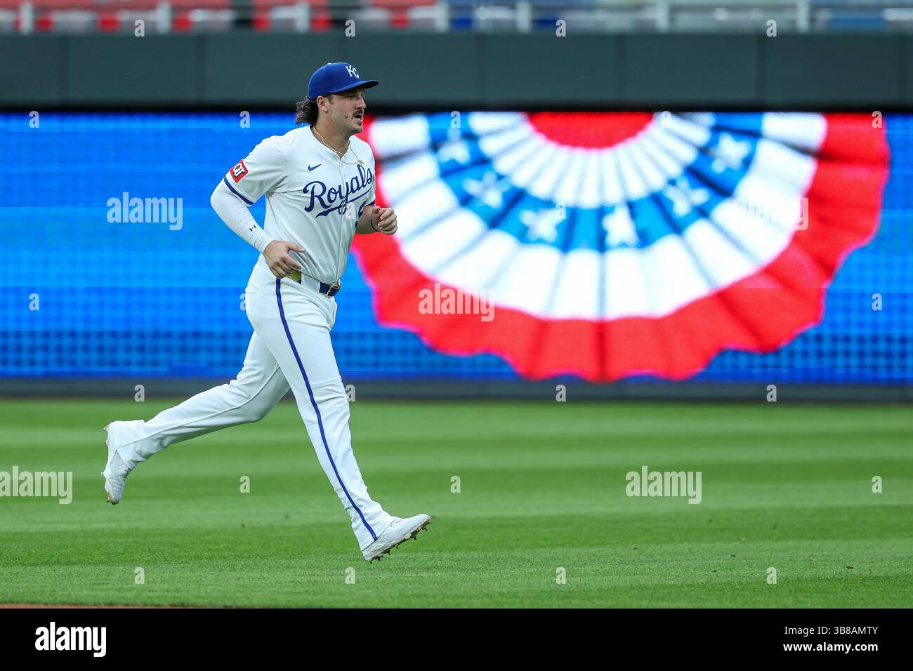 Kansas City, MO, USA. 6th May, 2025. Kansas City Royals first baseman ...