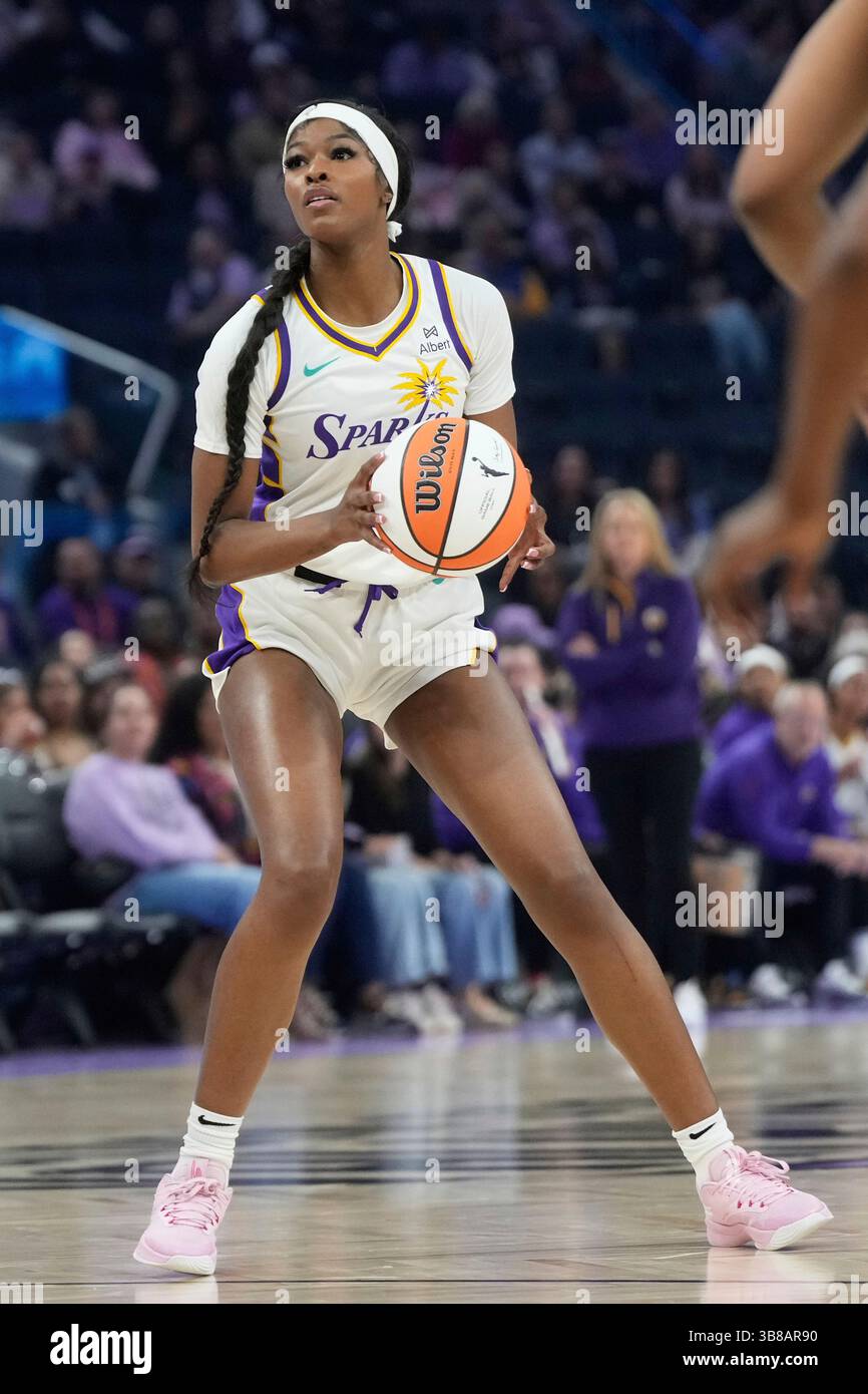 Los Angeles Sparks forward Rickea Jackson during a WNBA preseason ...