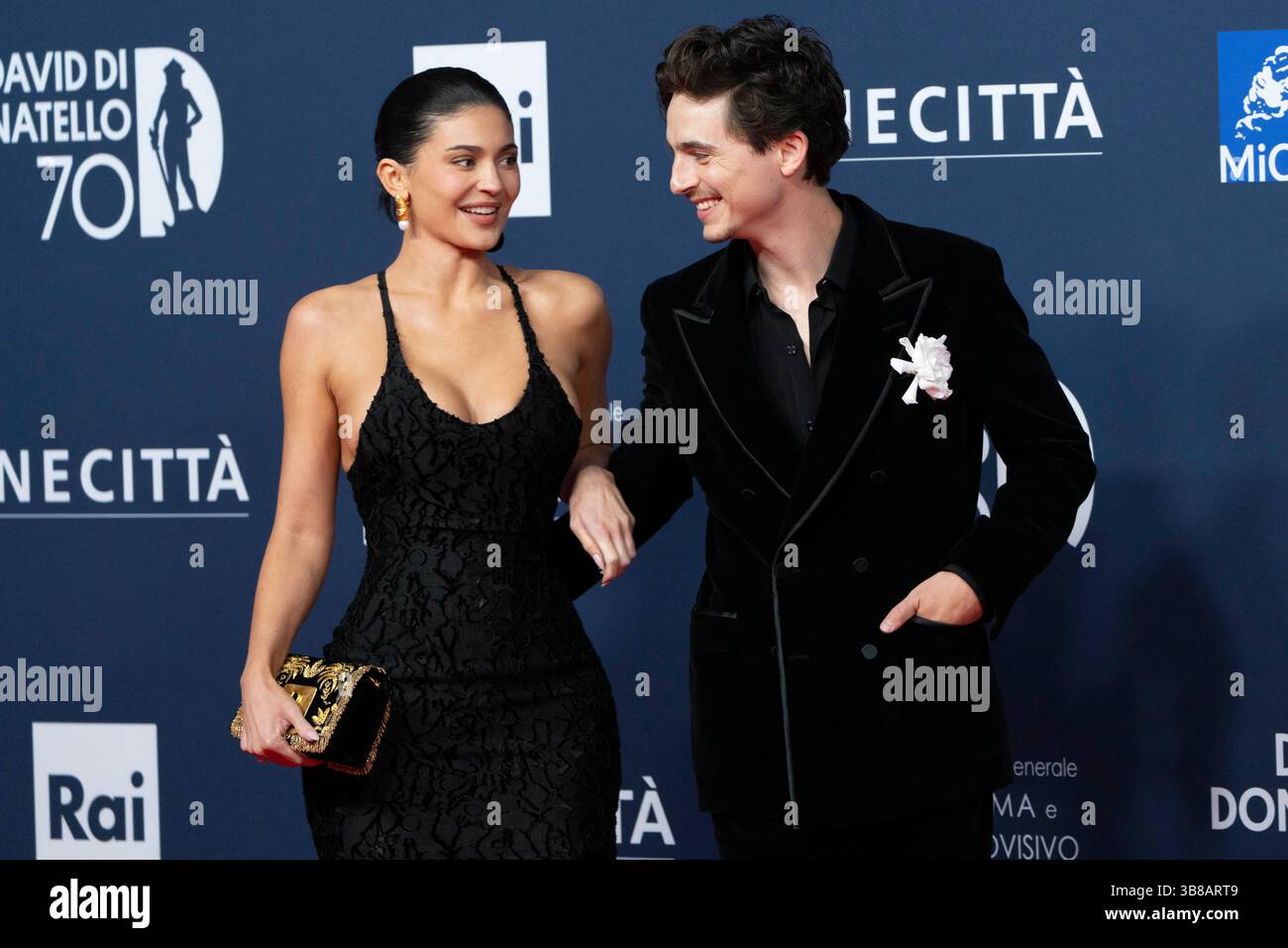 Rome, Italy, October 07, 2025 - Timothée Chalamet and Kylie Jenner ...