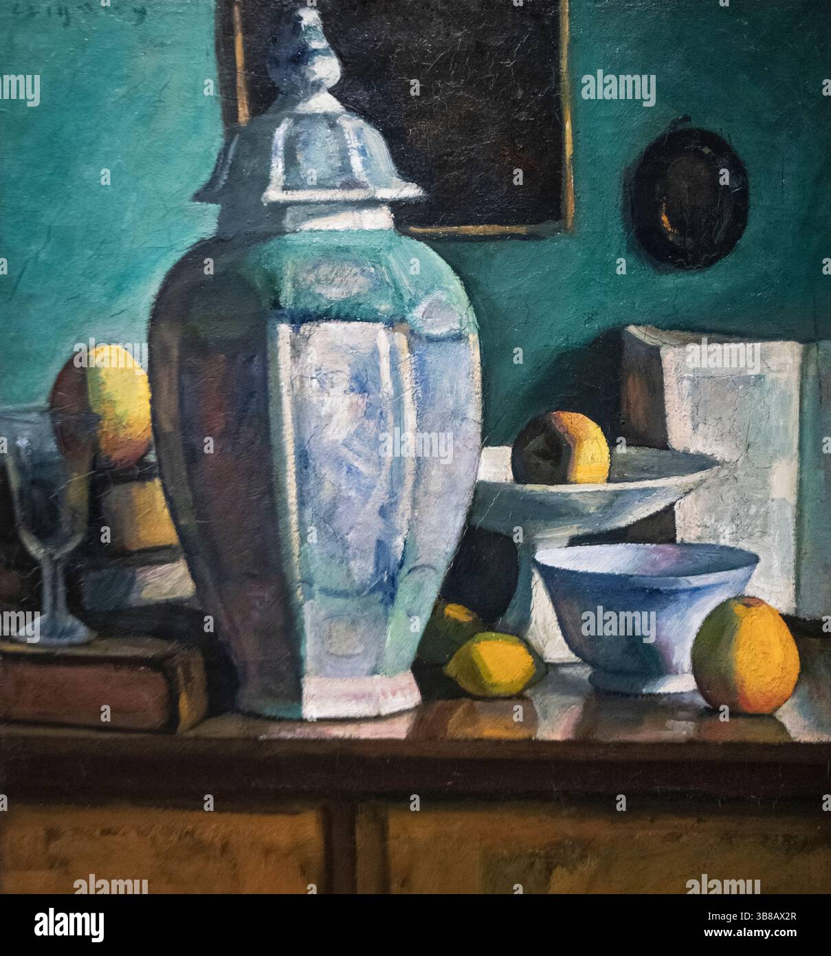 Deszo Czigany: "Still Life with Covered Vase" (1920 Stock Photo - Alamy