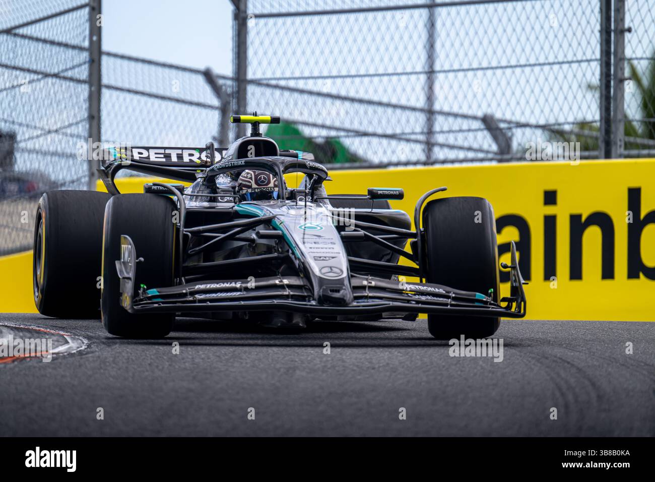 MIAMI, UNITED STATES: Andrea Kimi Antonelli, racing for the Mercedes ...