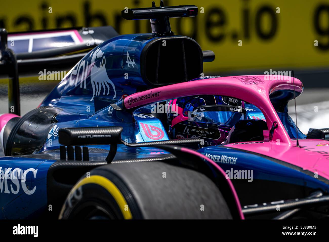 MIAMI, UNITED STATES: Pierre Gasly, racing for the Alpine team during ...