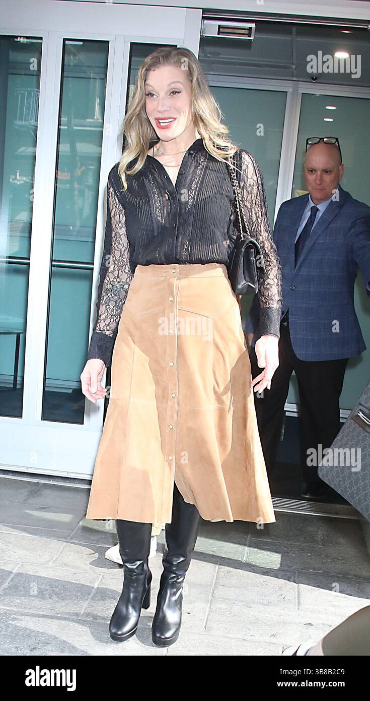 New York, NY, USA. 7th May, 2025. Katee Sackhoff seen at Good Day New ...