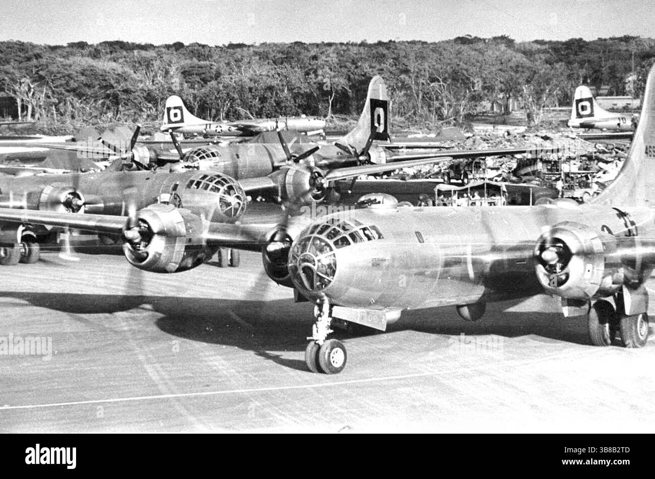 Planes from the 29th Bombardment Group North Field Guam 1945. From ...