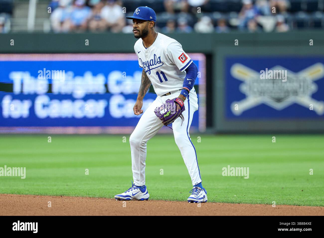 May 6, 2025: Kansas City Royals second baseman Maikel Garcia (11) is ...