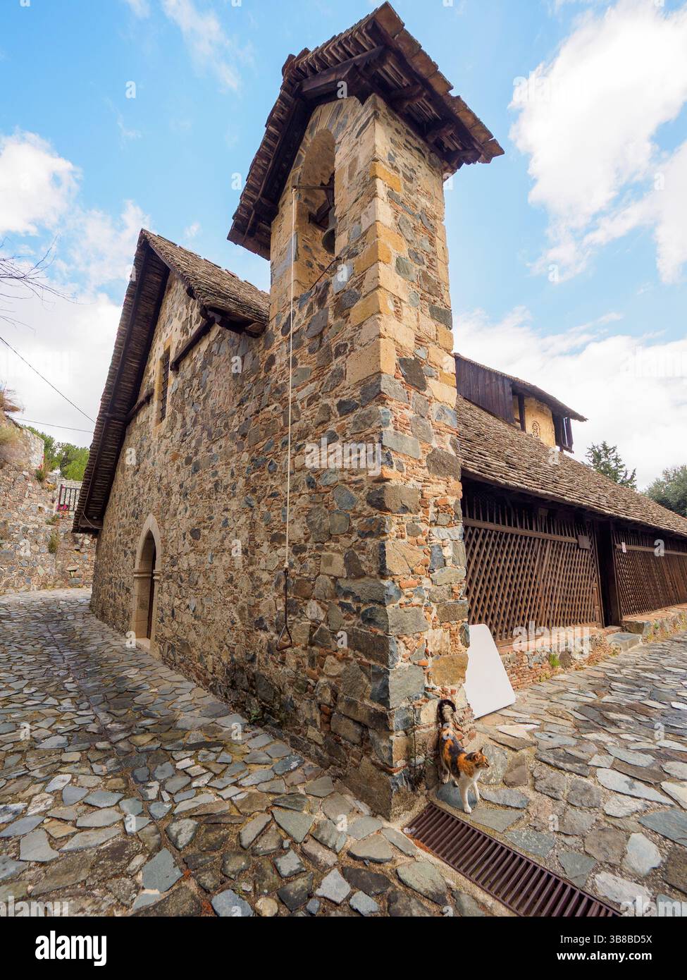 The Holy Monastery of Panagia of Arakas, Troodos Geopark, Cyprus Stock ...