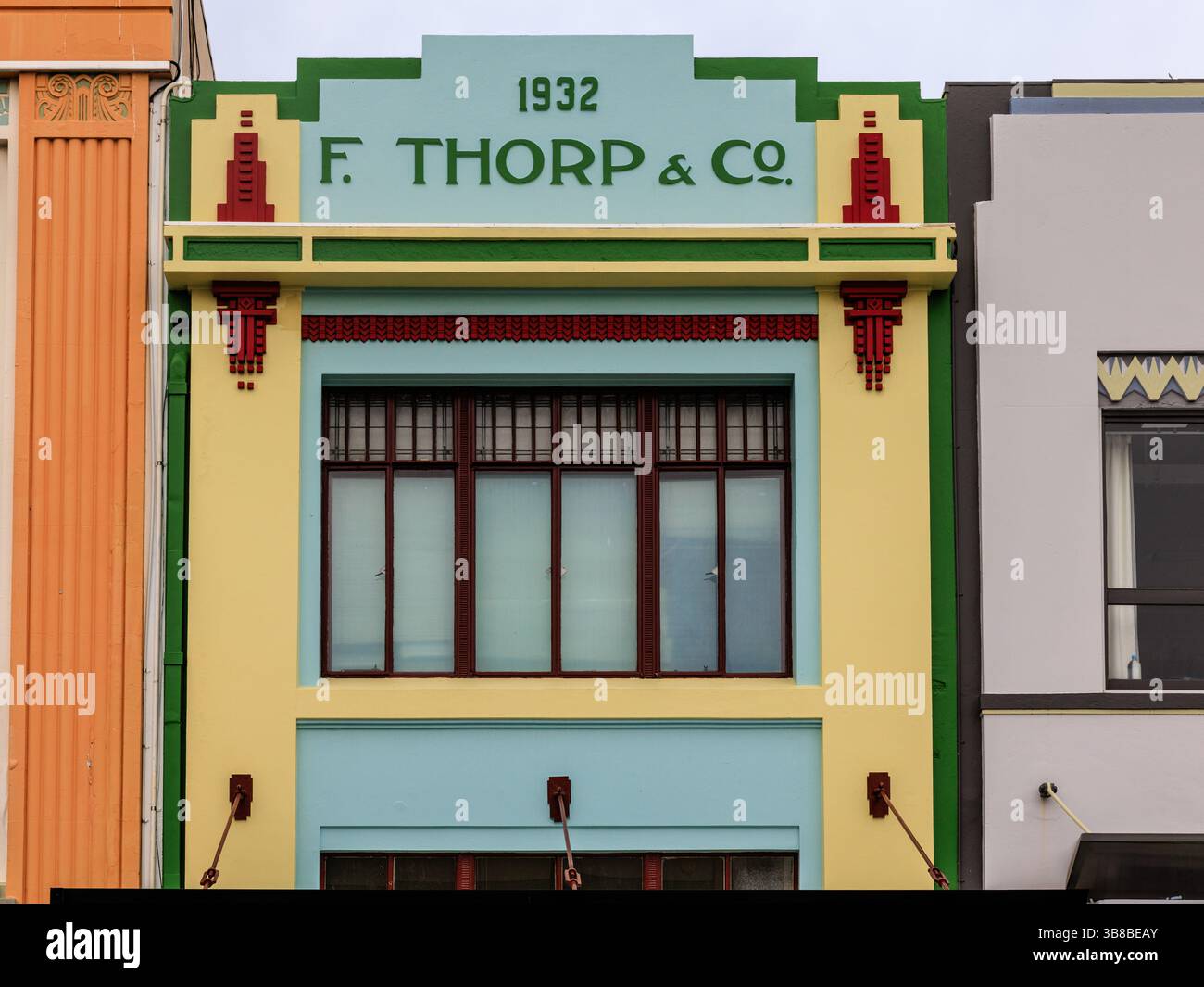 thorpe and co a beautiful art deco building in napier a full length ...