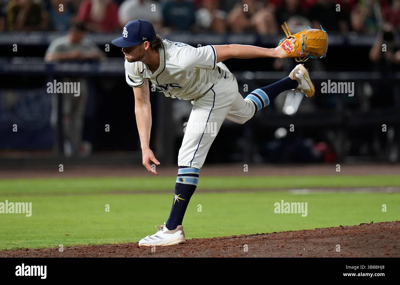 Tampa Bay Rays pitcher Mason Englert (59) against the Philadelphia ...