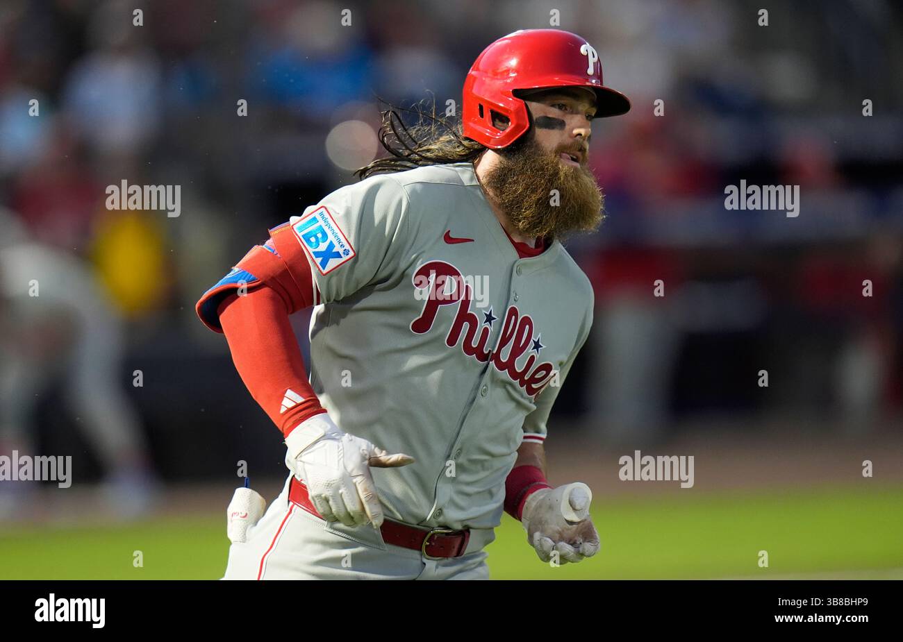 Philadelphia Phillies' Brandon Marsh against the Tampa Bay Rays during ...