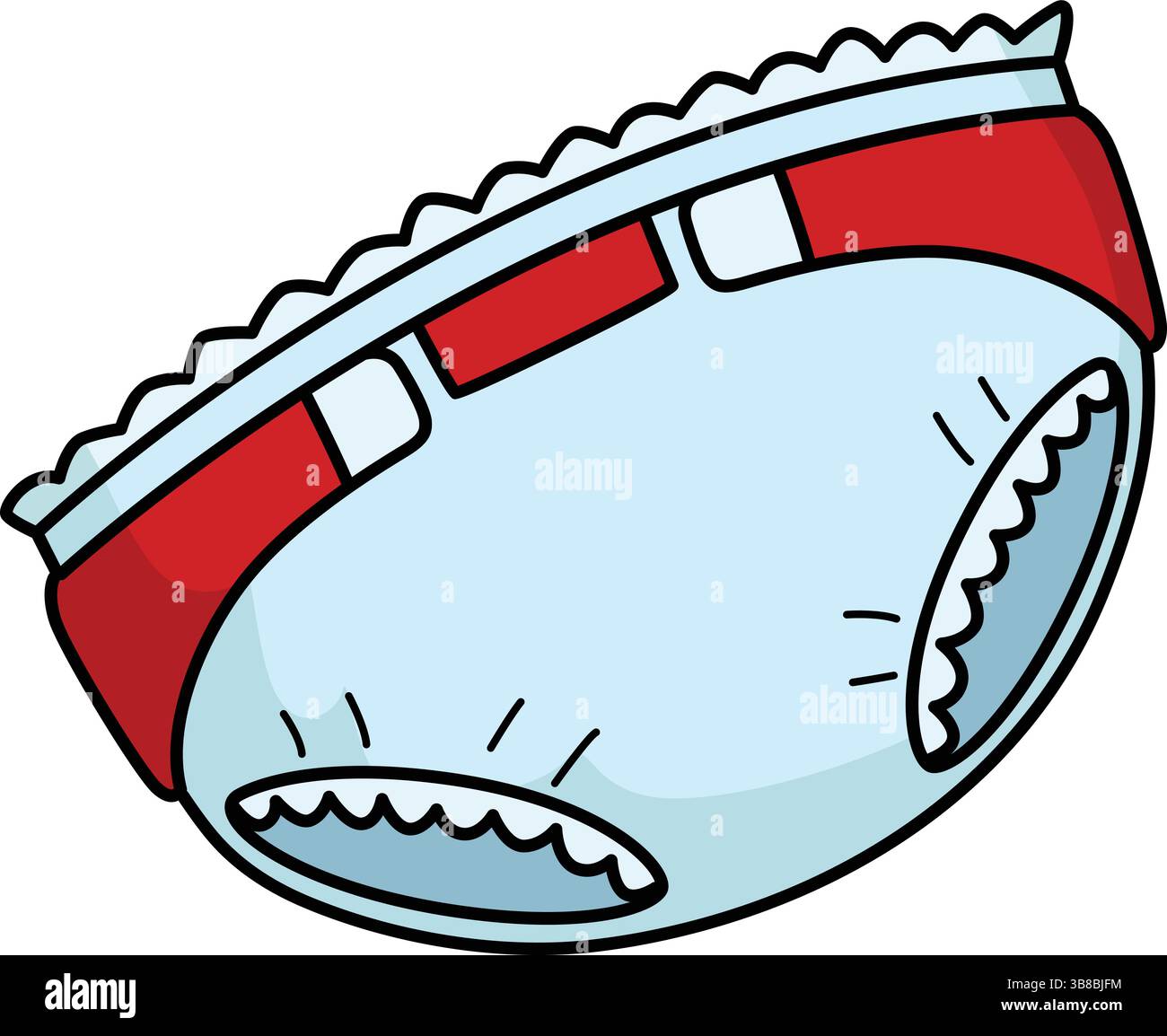 Baby Shower Baby Diaper Cartoon Colored Clipart Stock Vector Image ...