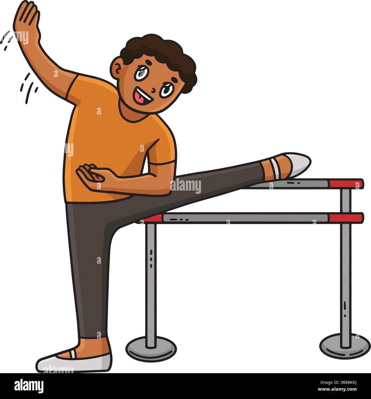 Ballet Danseur Stretching Ballet Bar Clipart Stock Vector Image & Art ...