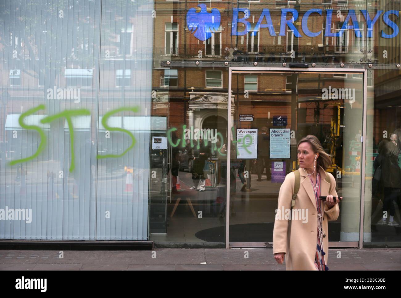 London, England, UK. 7th May, 2025. The word ""˜Climate""˜ and STS ...