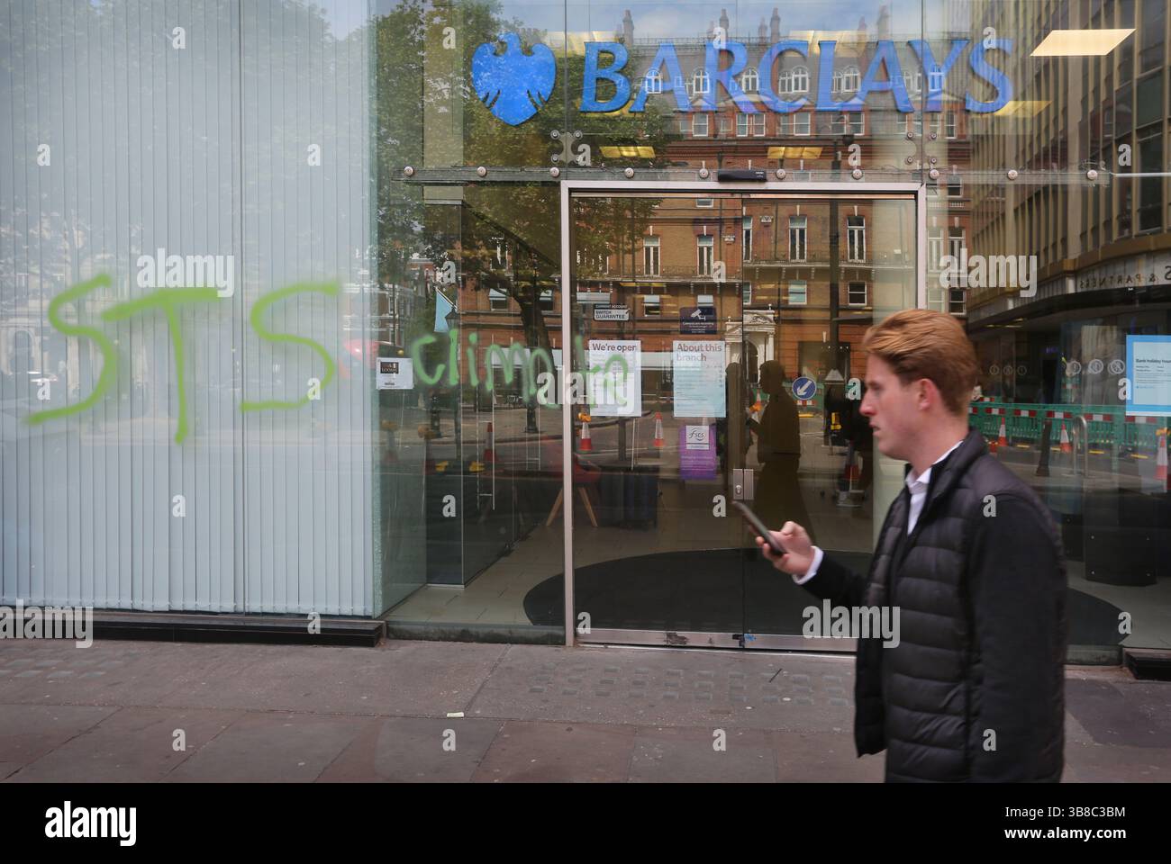 London, England, UK. 7th May, 2025. The word ""˜Climate""˜ and STS ...