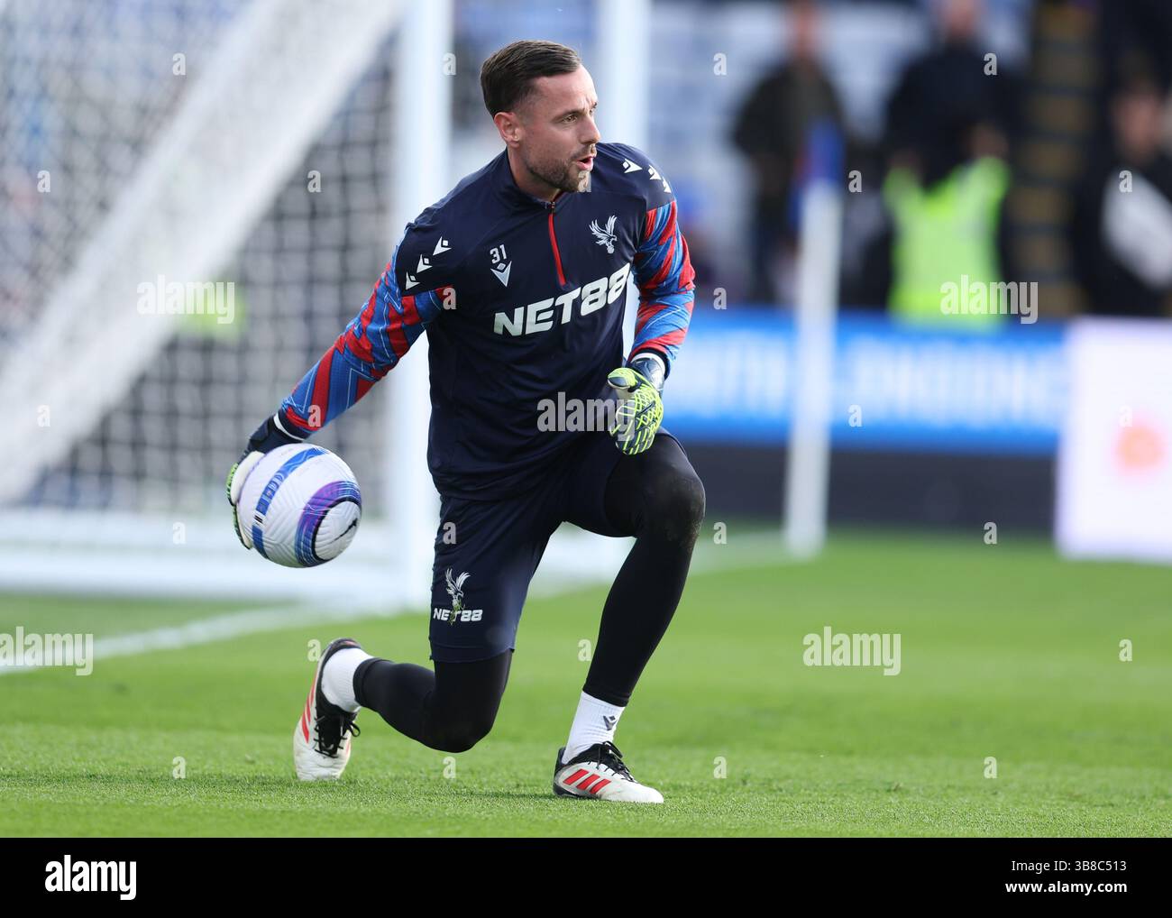 London, UK. 5th May, 2025. Remi Matthews of Crystal Palace warms up ...