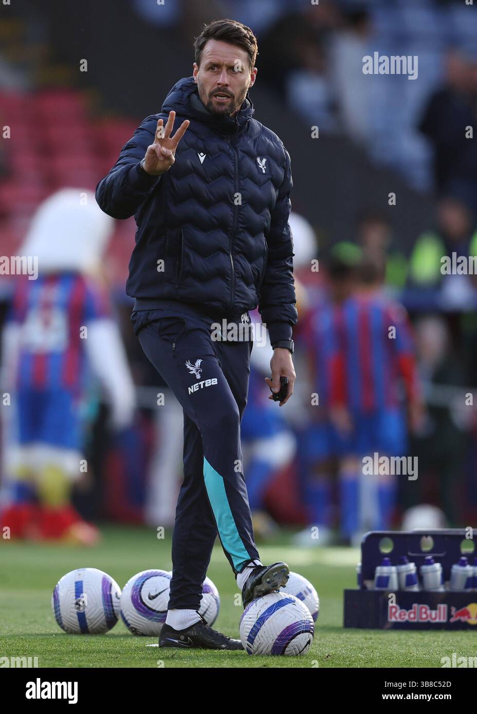 London, UK. 5th May, 2025. Patrick McCarthy, Crystal Palace assistant ...